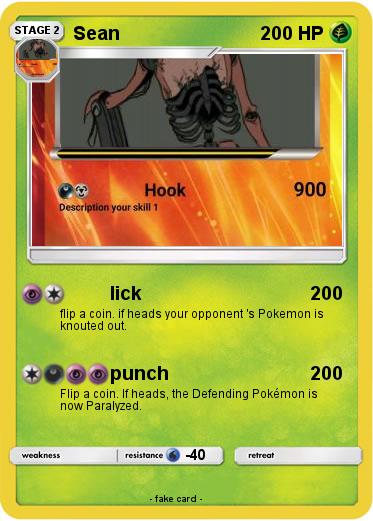 Pokémon Sean 538 538 - lick - My Pokemon Card