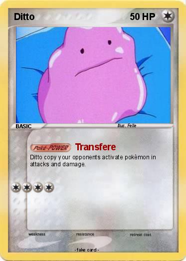 Pokémon Ditto 708 708 - Transfere - My Pokemon Card