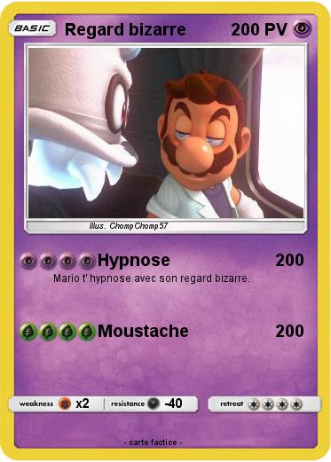 Pokémon Regard bizarre - Hypnose - Ma carte Pokémon