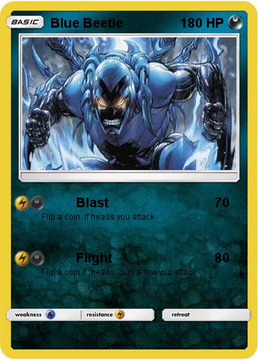 Pokémon Blue Beetle 7 7 - Blast - My Pokemon Card