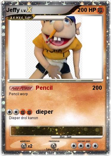 Pokémon Jeffy 1000 1000 - Pencil - My Pokemon Card