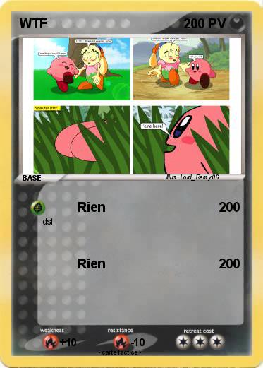 Pokémon WTF 572 572 - Rien - Ma carte Pokémon