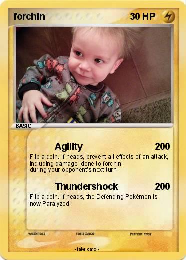 Pokémon forchin - Agility - My Pokemon Card
