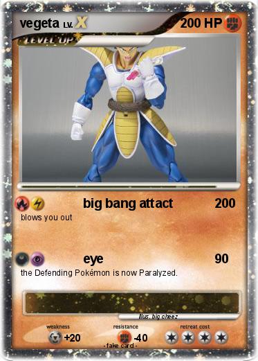 Pokémon vegeta 2007 2007 - big bang attact - My Pokemon Card
