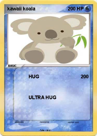 Pokémon kawaii koala - HUG - My Pokemon Card