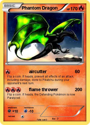 Pokémon Phantom Dragon 5 5 - aircutter - My Pokemon Card