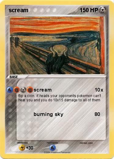 Pokémon scream 2 2 - scream - My Pokemon Card