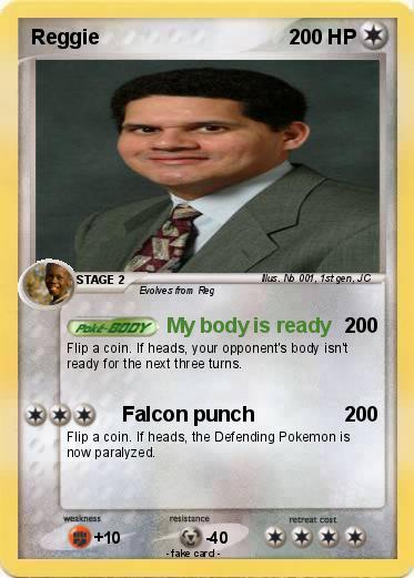 Pokémon Reggie 54 54 - My body is ready - My Pokemon Card