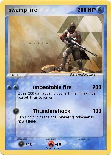 Pokémon swamp fire 5 5 - unbeatable fire - My Pokemon Card