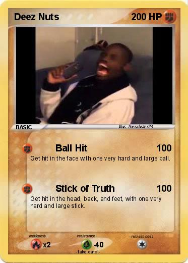 Pokémon Deez Nuts 304 304 - Ball Hit - My Pokemon Card
