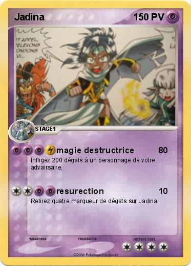 Pokémon Jadina 5 5 - magie destructrice - Ma carte Pokémon