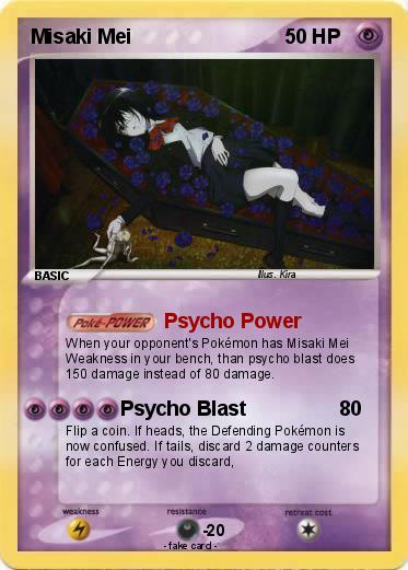 Pokémon Misaki Mei 1 1 - Psycho Power - My Pokemon Card
