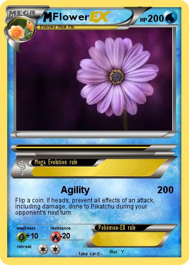 Pokémon Flower 563 563 - Agility - My Pokemon Card