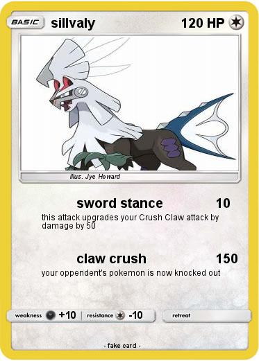 Pokémon sillvaly 1 1 - sword stance - My Pokemon Card