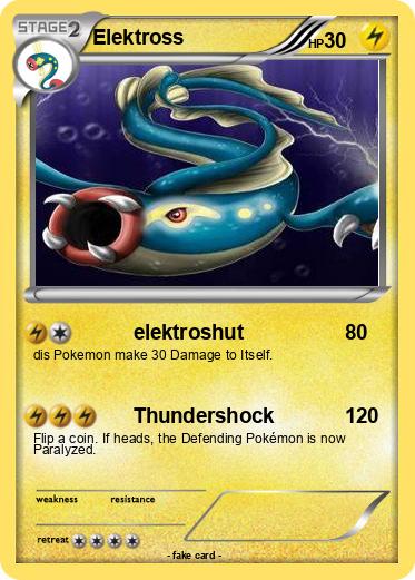 Pokémon Elektross 15 15 - elektroshut - My Pokemon Card