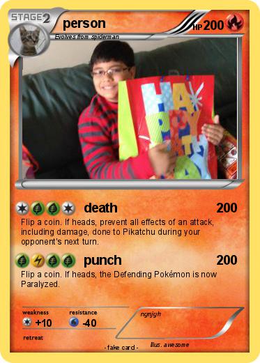 Pokémon person 53 53 - death - My Pokemon Card
