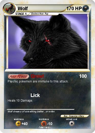 Pokémon Wolf 1571 1571 - Growl - My Pokemon Card