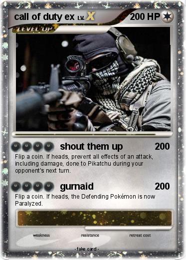 Pokémon call of duty ex 1 1 - shout them up - My Pokemon Card