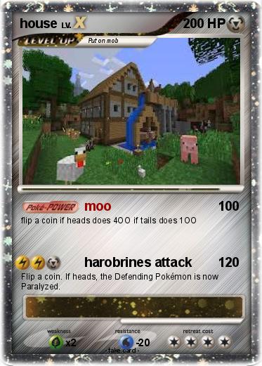 Pokémon house 75 75 - moo - My Pokemon Card