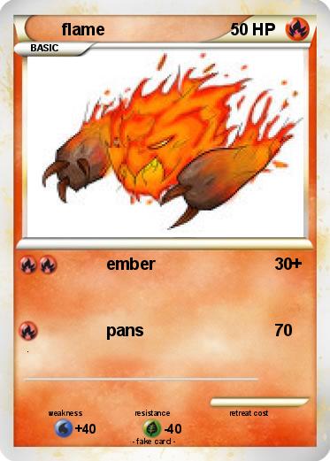 Pokémon flame 468 468 - ember - My Pokemon Card