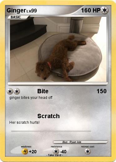 Pokémon Ginger 414 414 - Bite - My Pokemon Card