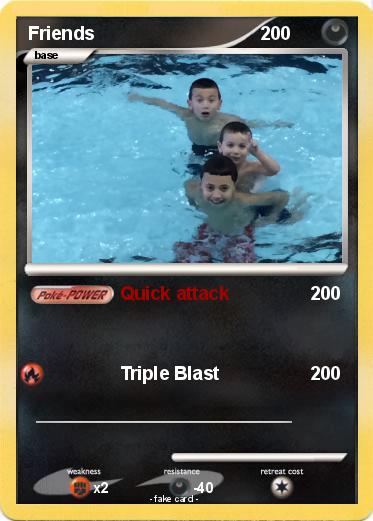 Pokémon Friends 195 195 - Quick attack - My Pokemon Card