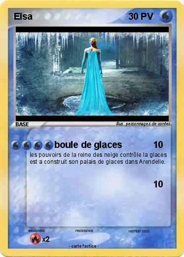 Pokémon Elsa 589 589 - boule de glaces - Ma carte Pokémon