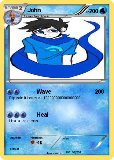 Pokémon John 3307 3307 - Wave - My Pokemon Card