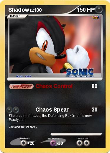 Pokémon Shadow 1985 1985 - Chaos Control - My Pokemon Card