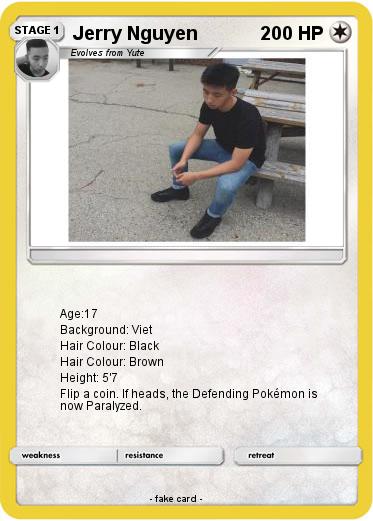 Pokémon Jerry Nguyen - My Pokemon Card
