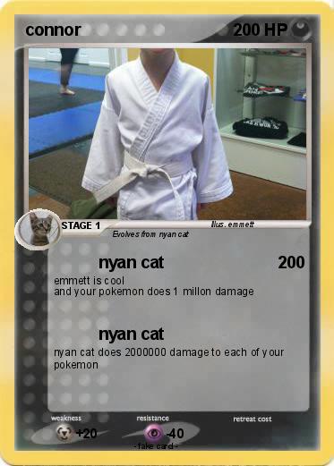 Pokémon connor 507 507 - nyan cat - My Pokemon Card