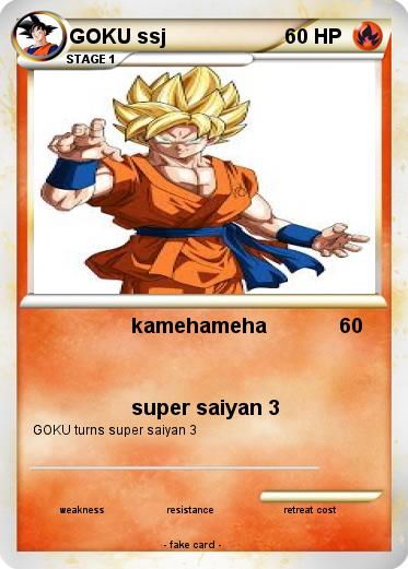 Pokémon GOKU ssj 871 871 - kamehameha - My Pokemon Card