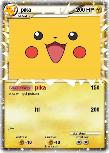 Pokémon pika 1798 1798 - pika - My Pokemon Card