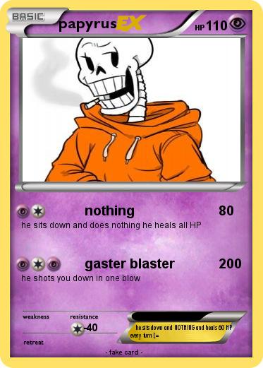Pokémon papyrus 525 525 - nothing - My Pokemon Card