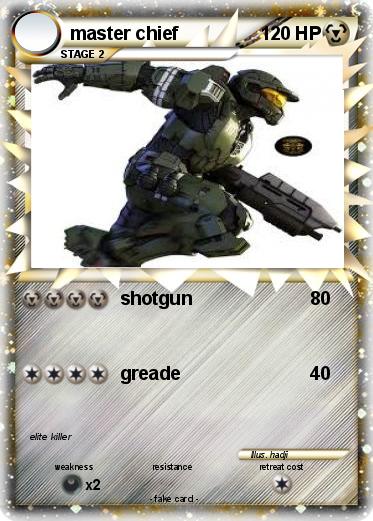 Pokémon master chief 266 266 - shotgun - My Pokemon Card