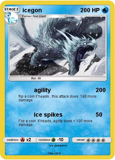 Pokémon icegon 3 3 - agility - My Pokemon Card