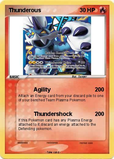 Pokémon Thunderous 49 49 - Agility - My Pokemon Card