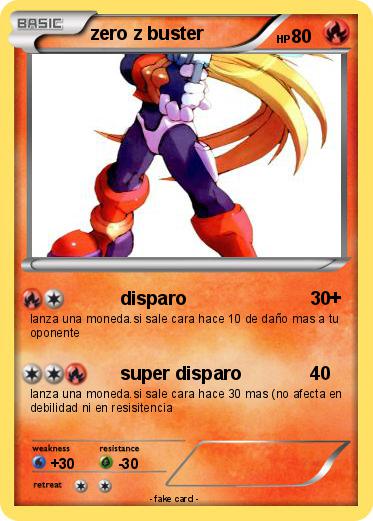 Pokémon zero z buster - disparo - My Pokemon Card