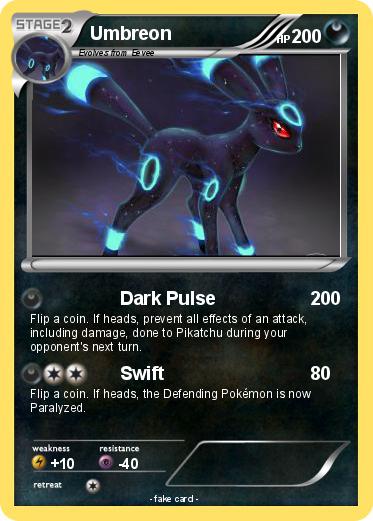 Pokémon Umbreon 1415 1415 - Dark Pulse - My Pokemon Card