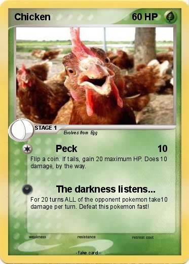 Pokémon Chicken 551 551 - Peck - My Pokemon Card