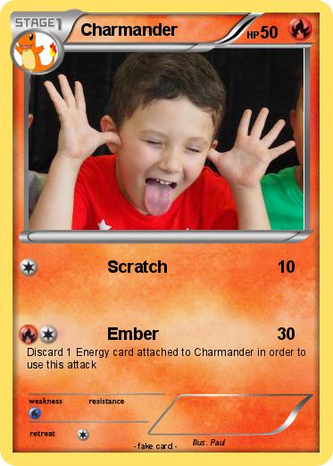Pokémon Charmander 1992 1992 - Scratch - My Pokemon Card