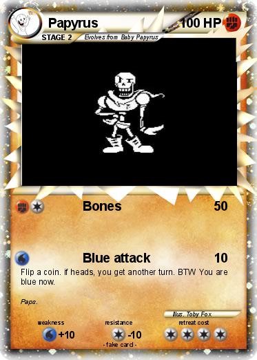Pokémon Papyrus 150 150 - Bones - My Pokemon Card