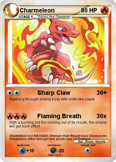 Pokémon Charmeleon 848 848 - Sharp Claw - My Pokemon Card