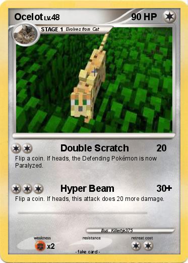 Pokémon Ocelot 55 55 - Double Scratch - My Pokemon Card