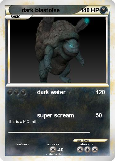 Pokémon dark blastoise 37 37 - dark water - My Pokemon Card