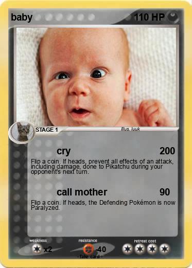 Pokémon baby 15087 15087 - cry - My Pokemon Card