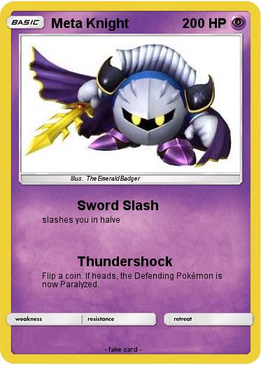 Pokémon Meta Knight 969 969 - Sword Slash - My Pokemon Card