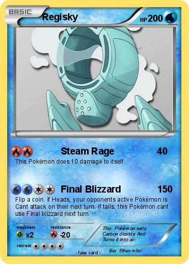 Pokémon Regisky - Steam Rage - My Pokemon Card