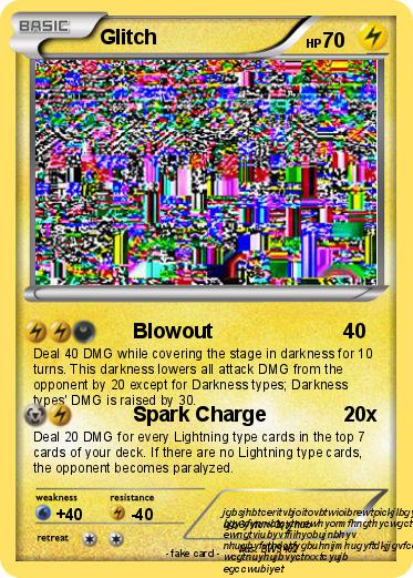 Pokémon Glitch 81 81 - Blowout - My Pokemon Card
