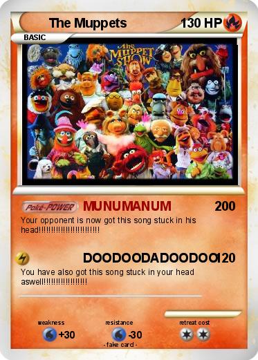 Pokémon The Muppets 4 4 - MUNUMANUM - My Pokemon Card